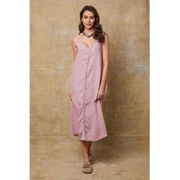 Jos&eacute;fine Leinenkleid "Louisa" in Rosa - 70% | Gr&ouml;&szlig;e S | Damen-kleider