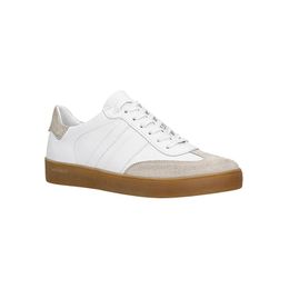 Wojas Leder-Sneakers in Wei&szlig;/ Beige - 38% | Gr&ouml;&szlig;e 41 | Damen-sneakers