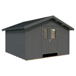 Ger&auml;tehaus Palmako "Lucas", dunkelgrau, dunkelgrau, Massivholz, Ger&auml;teh&auml;user