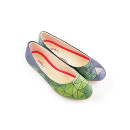 Goby Leder-Ballerinas in Bunt - 68% | Gr&ouml;&szlig;e 35 | Damen-ballerinas
