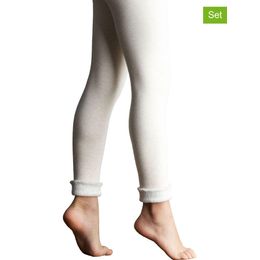 Lemon socks 3er-Set: Leggings in Creme - 62% | Gr&ouml;&szlig;e S | Kinderhosen