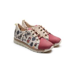 Goby Sneakers in Rot/ Creme - 66% | Gr&ouml;&szlig;e 36 | Damen-sneakers