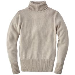 PIKE BROTHERS Herren-Rollkragenpullover 1941 L Ecru