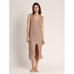 admas Kleid in Beige - 68% | Gr&ouml;&szlig;e L/XL | Damen-kleider