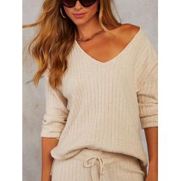 LA Angels Pullover in Beige - 66% | Gr&ouml;&szlig;e L | Damen-pullover-cardigans