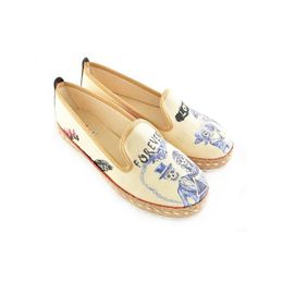 Goby Espadrilles in Creme/ Dunkelblau - 71% | Gr&ouml;&szlig;e 41 | Damen-schuhe-halbschuhe