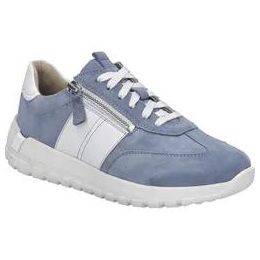 Sneaker Josef Seibel "Gabby 01, slate blue-kombi", Damen, Gr. 38, blau (slate blau, kombi), Obermaterial: 100% Rindsleder Leather cow., Schuhe Sneaker