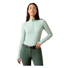 Ariat 1/2 Zip Baselayer Solveil blue surf Damen L