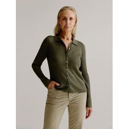 Josephine & Co Josephine & Co Cardigan "Lila" in Khaki - 59% | Gr&ouml;&szlig;e XL | Damen-pullover-cardigans
