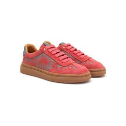 Goby Leder-Sneakers in Pink/ Grau - 76% | Gr&ouml;&szlig;e 37 | Damen-sneakers
