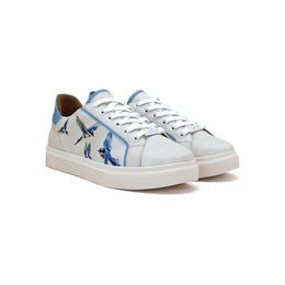 Goby Sneakers in Wei&szlig;/ Hellblau - 75% | Gr&ouml;&szlig;e 38 | Damen-sneakers