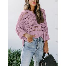 LA Angels Pullover in Lila - 63% | Gr&ouml;&szlig;e M | Damen-pullover-cardigans