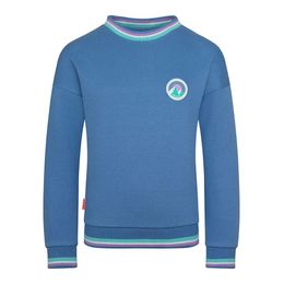 Trollkids Sweatshirt "Senja" in Blau - 44% | Gr&ouml;&szlig;e 152 | Kinder-sweatshirts-jacken