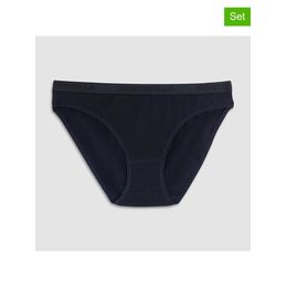 COTONELLA 2er-Set: Slips in Schwarz - 58% | Gr&ouml;&szlig;e S | Damen-unterteile