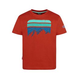 Trollkids Shirt "Falketind" in Rot - 14% | Gr&ouml;&szlig;e 128 | Kinder-oberteile