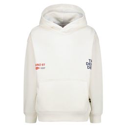 Vingino Hoodie "Nurie" in Wei&szlig; - 46% | Gr&ouml;&szlig;e 152 | Kinder-sweatshirts-jacken