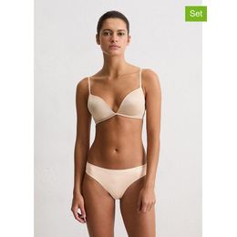 Marc O'Polo Marc O ́Polo 2er-Set: Slips in Beige - 46% | Gr&ouml;&szlig;e S | Damen-unterteile