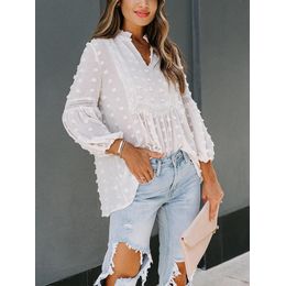 LA Angels Bluse in Wei&szlig; - 67% | Gr&ouml;&szlig;e M | Damen-blusen