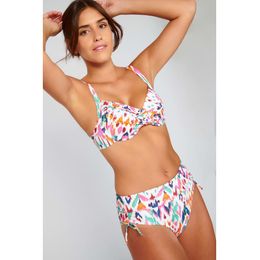 Livia Monte-Carlo Bikini-Oberteil "Makass" in Bunt - 59% | Gr&ouml;&szlig;e 36C-Cup | Damen-bademode