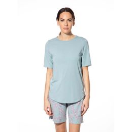 Short Stories Pyjama-Oberteil in Cyan - 46% | Gr&ouml;&szlig;e S | Damen-loungewear