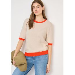 Cecil Pullover in Sand/ Orange - 36% | Gr&ouml;&szlig;e M | Damen-pullover-cardigans