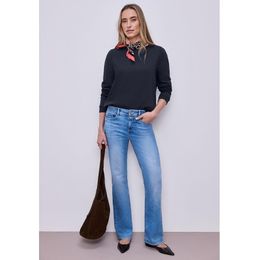 Street One Sweatshirt in Dunkelblau - 41% | Gr&ouml;&szlig;e 44 | Damen-sweatshirts-jacken