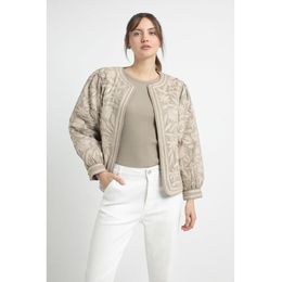 Josephine & Co Josephine & Co &Uuml;bergangsjacke "Daaf" in Oliv/ Creme - 60% | Gr&ouml;&szlig;e 36 | Damenjacken