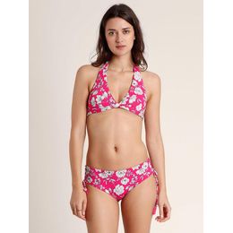 admas Bikini-Oberteil in Pink/ Wei&szlig; - 68% | Gr&ouml;&szlig;e 44 | Damen-bademode