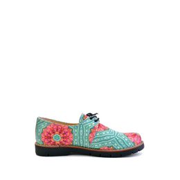 Goby Schn&uuml;rschuhe in Mint/ Pink/ Bunt - 73% | Gr&ouml;&szlig;e 38 | Damen-schnuerschuhe