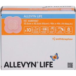 Allevyn Life 10,3x10,3 cm Silikonschaumverband 10 St