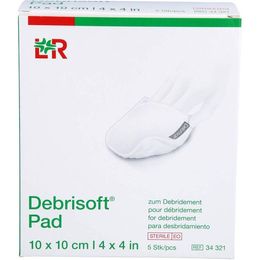 Avitamed Debrisoft Pad 10x10 cm steril 5 St