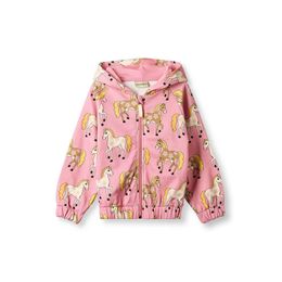 Smafolk Sm&aring;folk Sweatjacke in Rosa - 53% | Gr&ouml;&szlig;e 110/116 | Kinder-sweatshirts-jacken