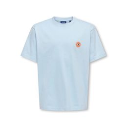 ONLY & SONS Junior Shirt "Fred" in Hellblau - 38% | Gr&ouml;&szlig;e 170/176 | Kinder-oberteile