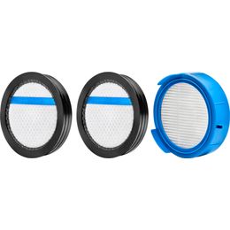 AEG Filter-Set "ASKW4", blau (blau, schwarz), Filterkartuschen, 2 Vormotor- und 1 Hygienefilter