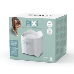 CATIT CA Pixi Keramiktrinkbrunnen 1,7 L wei&szlig;