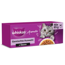 whiskas AROMATIC SELECTION Meeresfr&uuml;chte in Sauce 40x85g