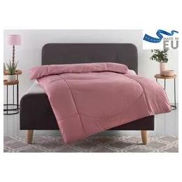 Microfaserbettdecke OTTO HOME "Microlux, Bettdecke 135x200 cm und &Uuml;bergr&ouml;&szlig;en bis 240x220cm", rosa, B:200cm L:200cm, Bezug: 100% Polyester. Obermaterial: 100% Polyester. F&uuml;llung: 100% Polyester, Bettdecken, Microfaserbettdecke, fest versteppter Bezug - keine Bettw&auml;sche n&ouml;tig, Sommer, Winter