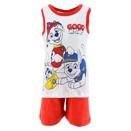 PAW PATROL Pyjama "PAW PATROL" in Rot/ Wei&szlig; - 59% | Gr&ouml;&szlig;e 110 | Kinder-waesche