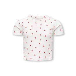 KIDS Only Shirt "Bella" in Wei&szlig; - 26% | Gr&ouml;&szlig;e 158/164 | Kinder-oberteile
