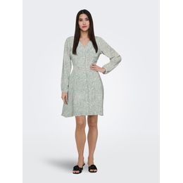 Only Kleid in Mint/ Wei&szlig; - 48% | Gr&ouml;&szlig;e XS | Damen-kleider