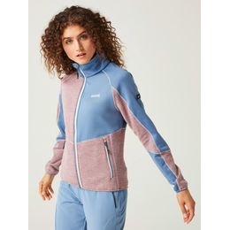 Regatta Fleecejacke "Lindalla VII" in Hellblau/ Rosa - 71% | Gr&ouml;&szlig;e 42 | Damenjacken