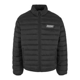 Winterjacke Karl Kani "Karl Kani Karl Kani Sport Patch Light Puffer Jacket", Herren, Gr. L, schwarz, 100% Polyester, mehrfarbig, normal, amerikanischer Ausschnitt, Jacken Winterjacke