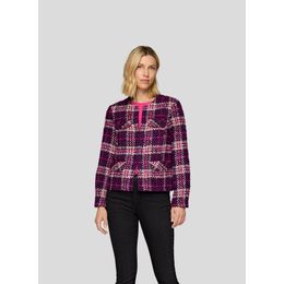 Jackenblazer Rabe "Jacke", Damen, Gr. 38, violett, 53%Polyacryl, 25%Polyester, 16%Baumwolle, 3%Polyamid, 3%Viskose, 95%Viskose, 5%Elastan, Blazer