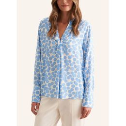 Seidensticker Bluse in Hellblau/ Wei&szlig; - 50% | Gr&ouml;&szlig;e 38 | Damen-blusen