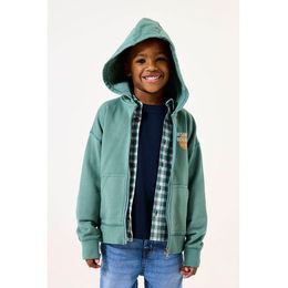 Garcia Sweatjacke in T&uuml;rkis - 45% | Gr&ouml;&szlig;e 116/122 | Kinder-sweatshirts-jacken