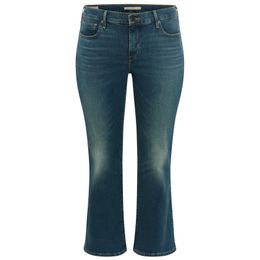 LEVI'S&reg; PLUS Bootcut-Jeans LEVI'S PLUS "315", Damen, Gr. 22 (54), L&auml;nge 32, for all in, Denim/Jeans, Obermaterial: 85% Baumwolle, 7% Lyocell, 6% Elastomultiester, 2% Elasthan, bootcut fit lang, Jeans, Shaping