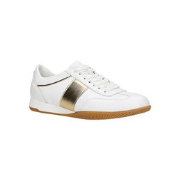Wojas Leder-Sneakers in Wei&szlig;/ Hellbraun - 40% | Gr&ouml;&szlig;e 39 | Damen-sneakers