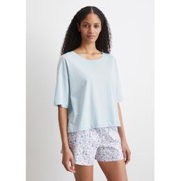 Marc O'Polo Marc O ́Polo Pyjama-Oberteil in Hellblau - 53% | Gr&ouml;&szlig;e XS | Damen-loungewear