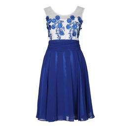 G.O.L. FINEST COLLECTION Kleid in Blau/ Wei&szlig; - 57% | Gr&ouml;&szlig;e 158 | Kinderkleider