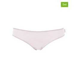 COTONELLA 2er-Set: Pantys in Rosa/ Grau - 58% | Gr&ouml;&szlig;e L | Damen-unterteile